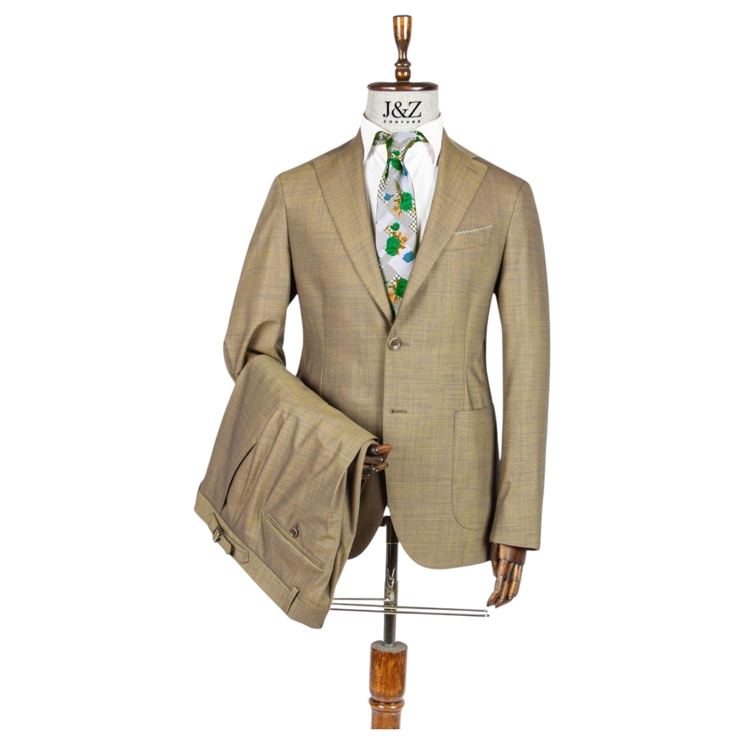 Victor Baron Men's Suits 8935-Z18 Olive – J&Z Couture