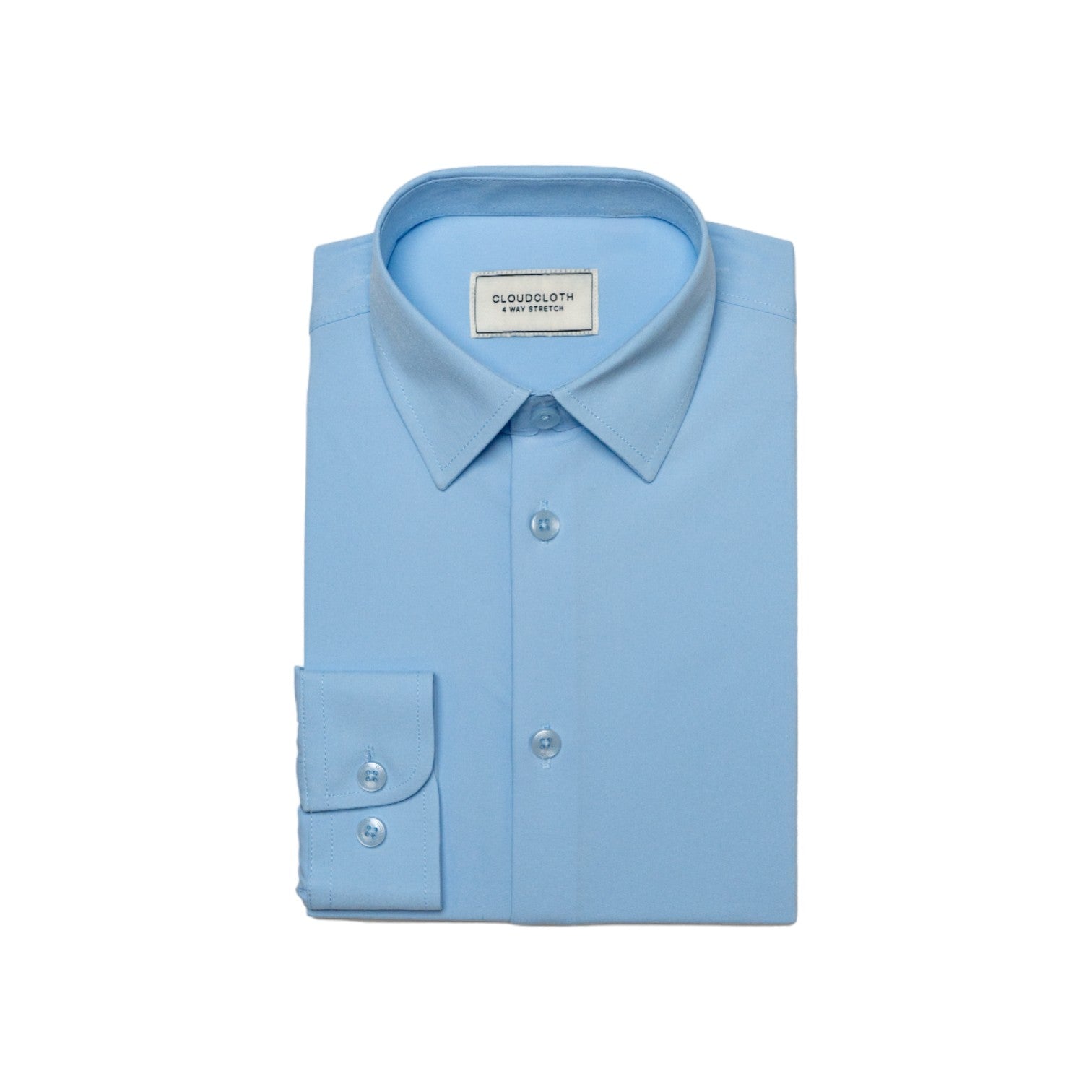 Cloud-Cloth Stretch Boys Light Blue Dress Shirt SH9801 – J&Z Couture