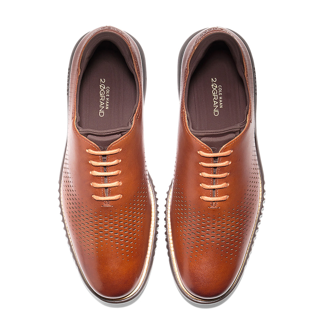 2zergrand Lined Laser Wingtip Oxford