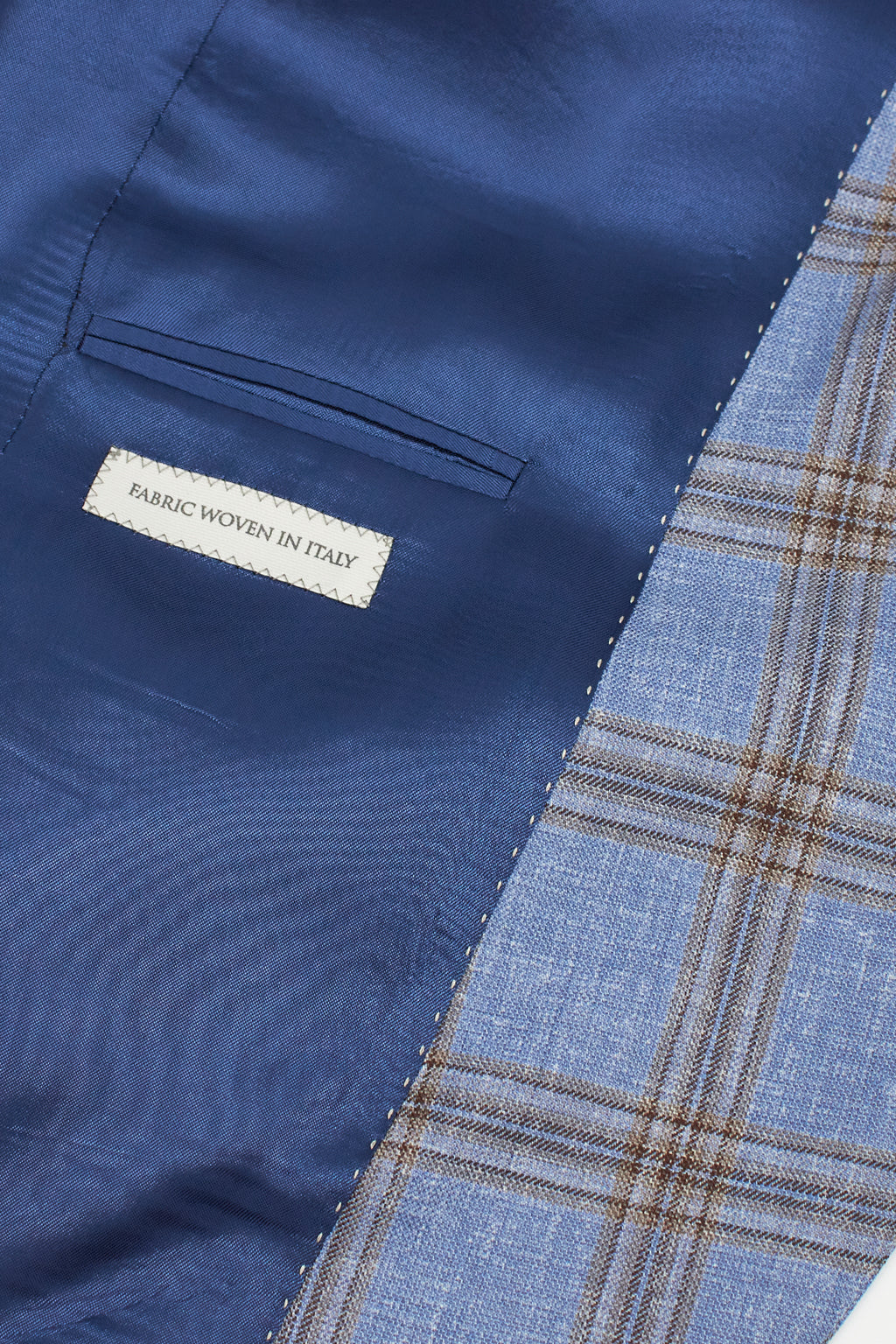 Jack Victor Light Blue Windowpane Plaid Gibson Blazer – J&Z Couture